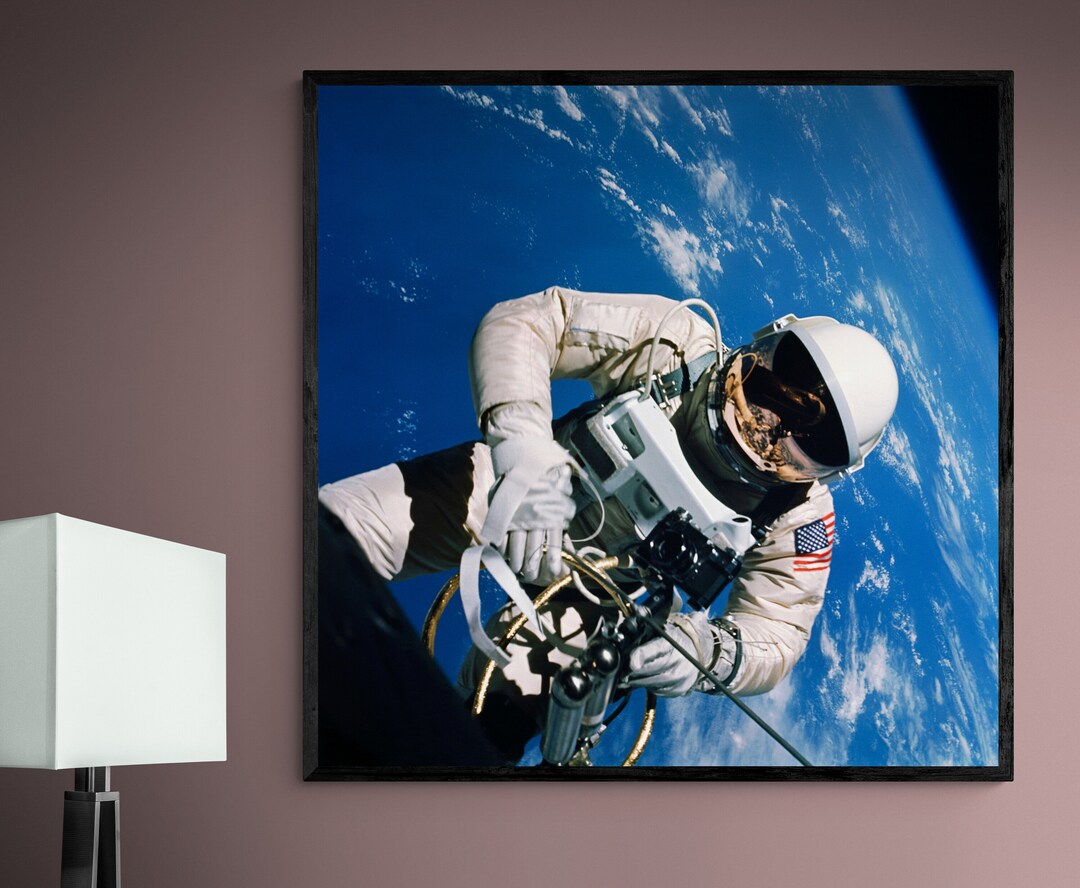 1965 Ed White First US Spacewalk NASA Gemini 4 Vintage - Etsy