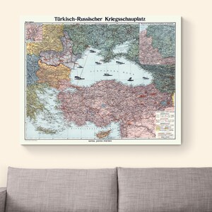 1917 Military Map of WWI Caucasus Campaign – World War I Cartography ...