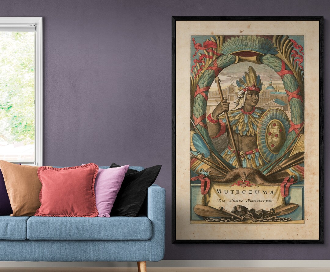 Montezuma Moctezuma II King Emperor of the Aztec Empire Tribe ...