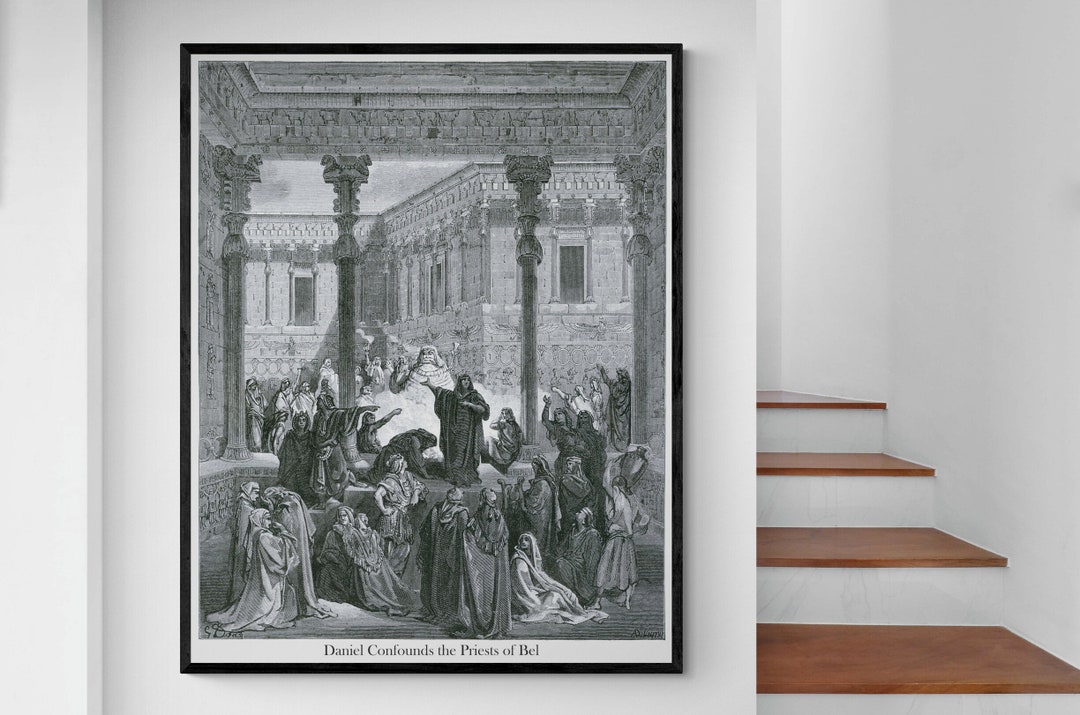 Daniel Confounding the Priests of Bel Gustave Dore Antique Christianity ...
