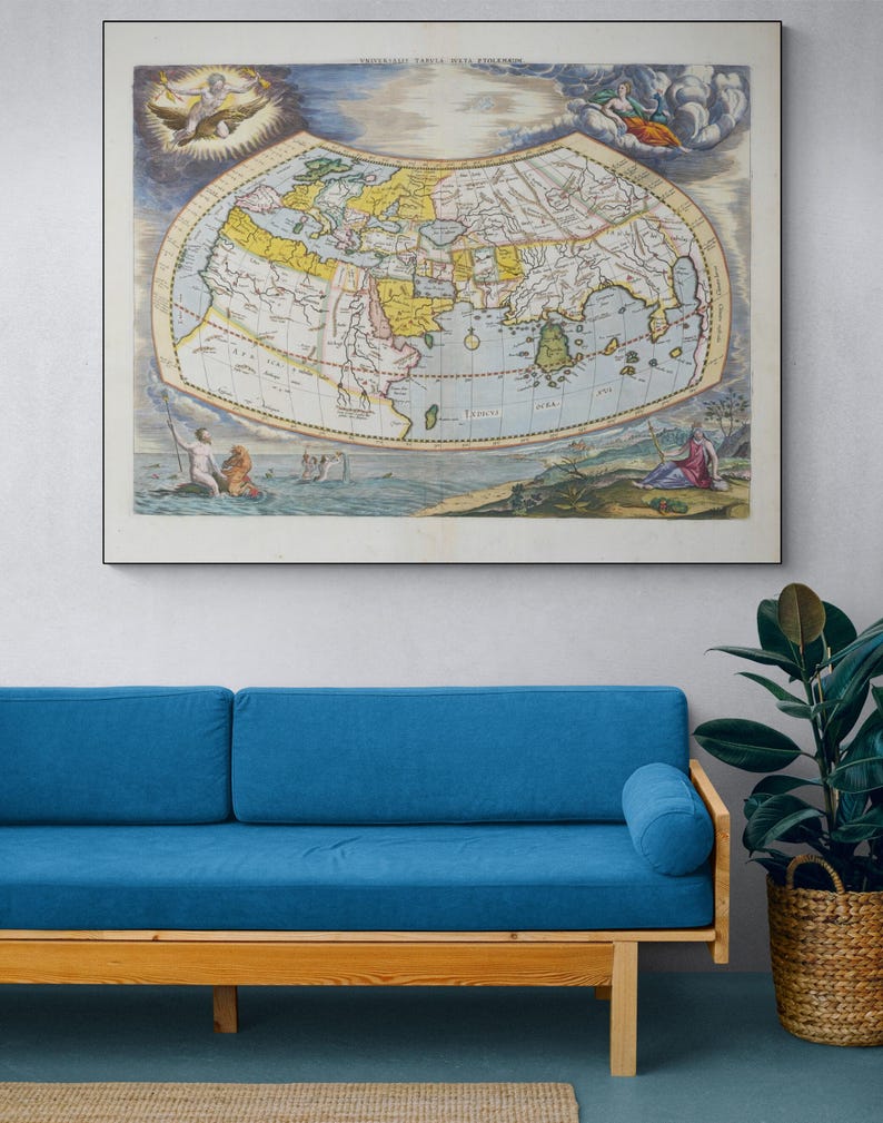 Rumold Mercator Ptolemaic Map of the Ancient World – Classical ...