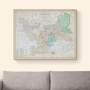 1809 Map of the Kingdom of Westphalia – Napoleonic-era Cartography ...