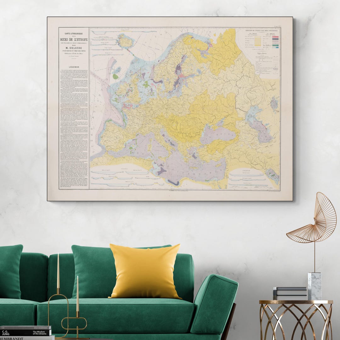 Geological Map of Europe European Geography Earth Science Geoscience ...