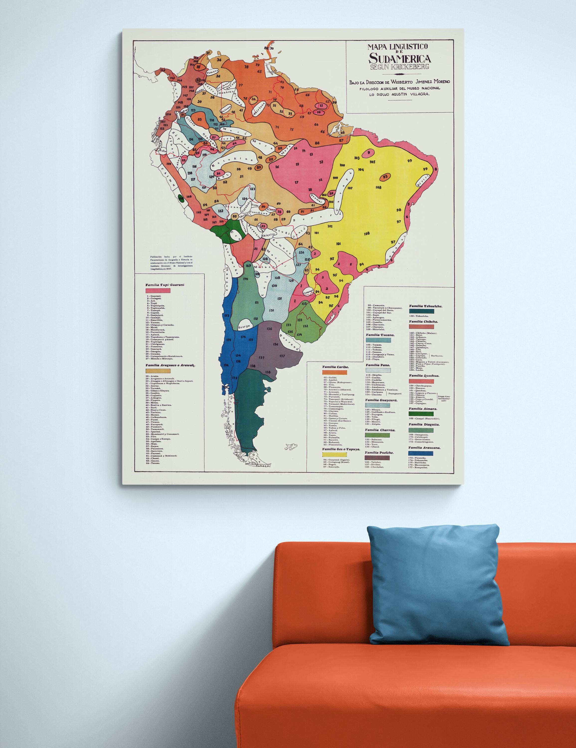 Indigenous Language Map of South America – Pre-columbian Mesoamerican ...