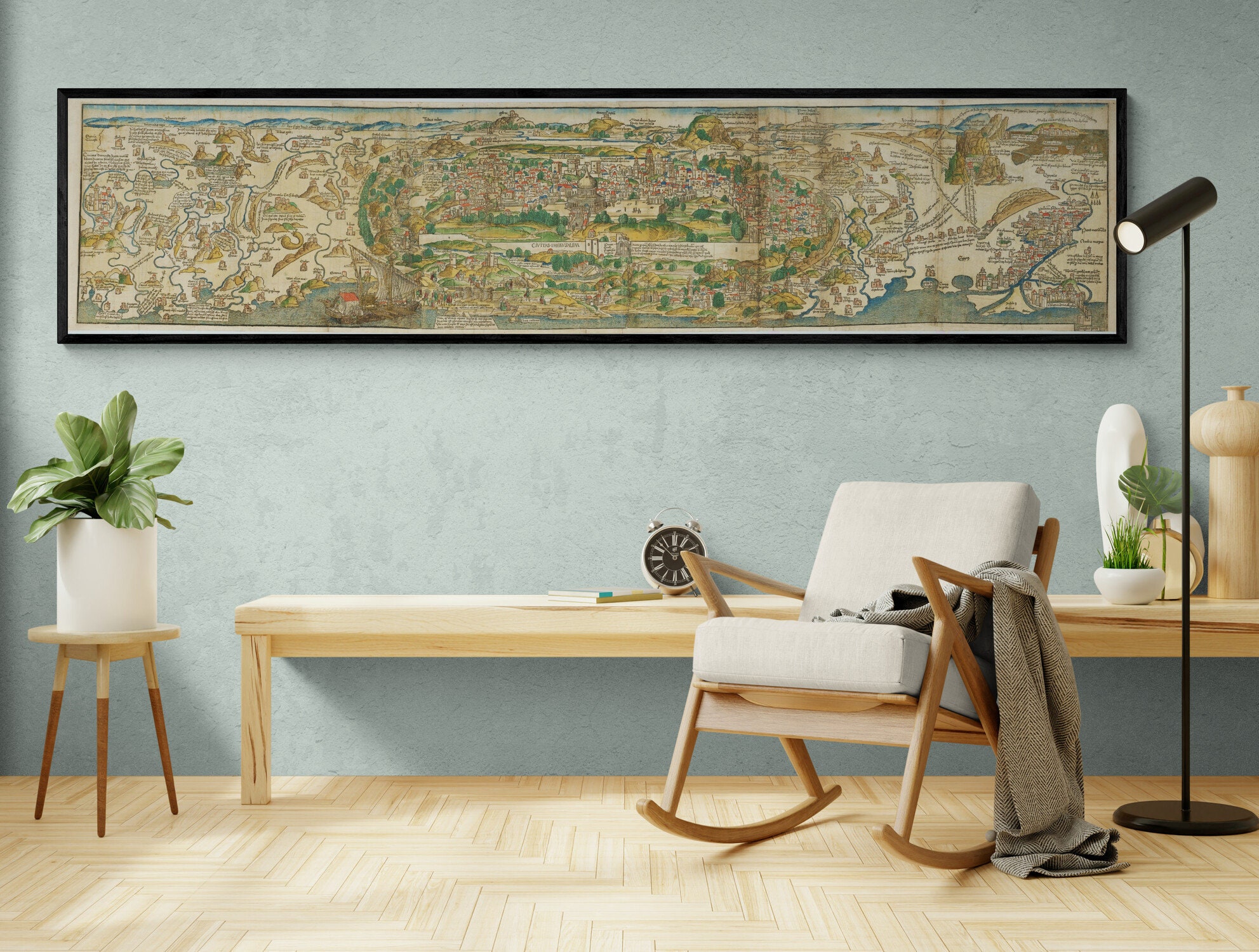 1486 Earliest Printed Map of Jerusalem Holy Land Israel - Etsy