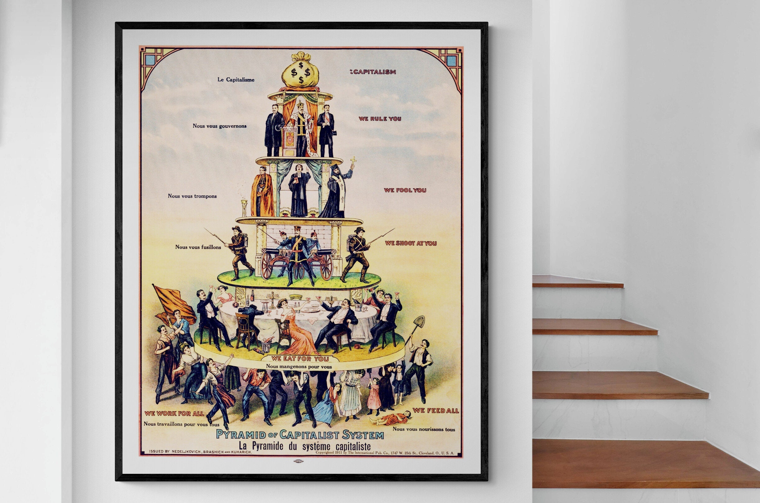 1911 Pyramid Of The Capitalist System Anti Capitalist Socialism