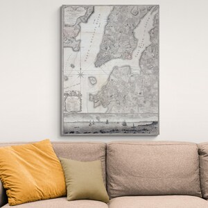 1776 Ratzer Map of New York City – Revolutionary War-era Colonial ...