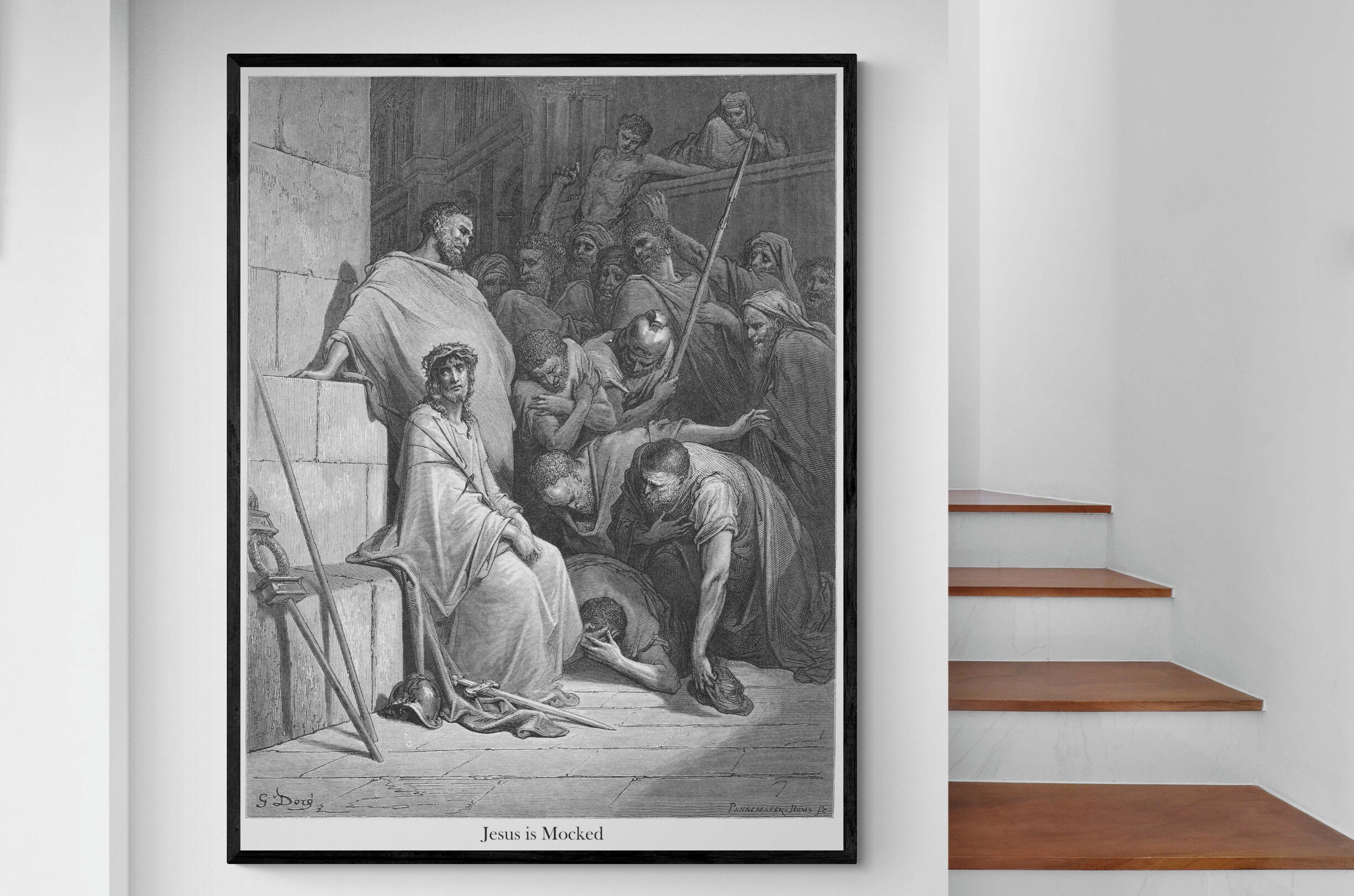 Jesus Christ is Mocked Gustave Dore Antique Christianity Book of ...