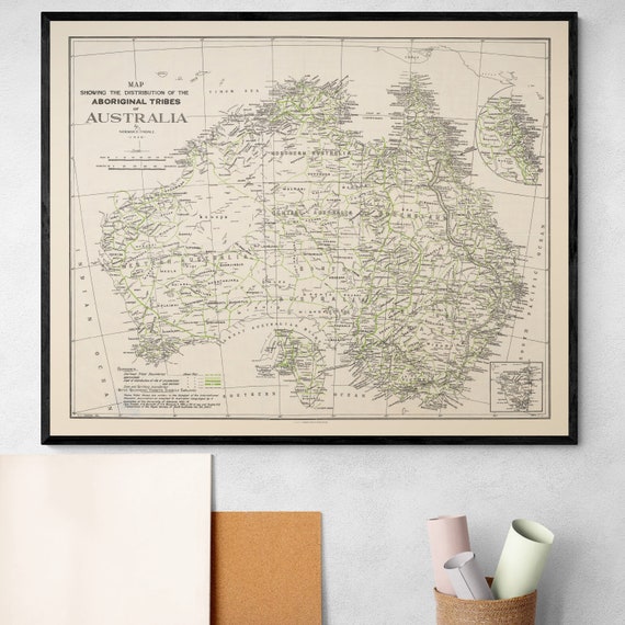 Australian Aborigines Map