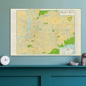1975 Map of Taipei Taiwan Asian Taiwanese Cartography History Decor ...