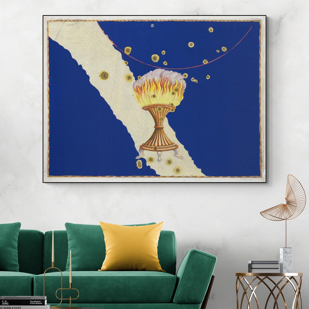 17th Century Ara Zodiac Illustration Star Sign Constellation Astrology ...