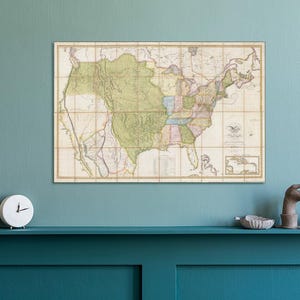 1816 John Melish Map of the United States of America Early American ...