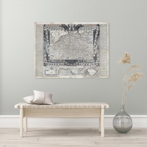 1705 Map of the Holy Roman Empire of the German Nation European Dynasty ...