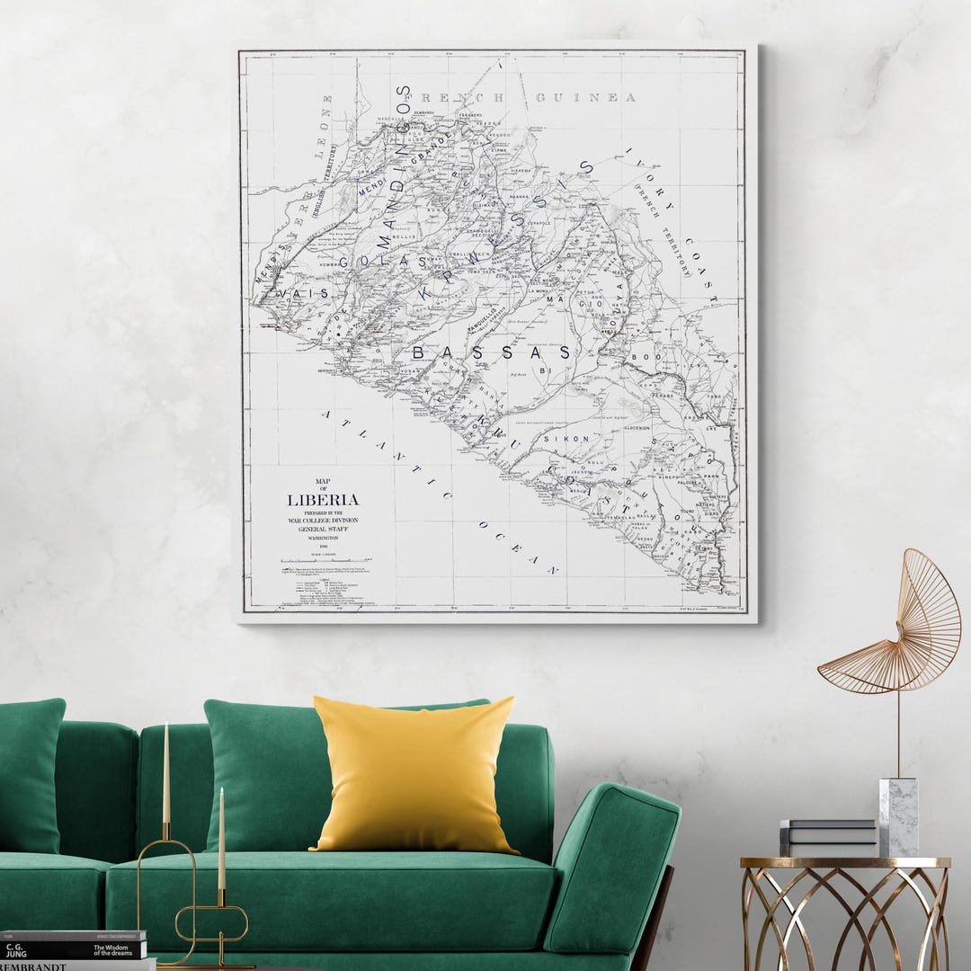 Ethnographic Map of Liberia – African Ethnic Groups and Anthropological ...