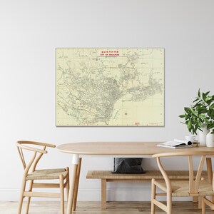 1955 Map of Singapore Asian Geography Singaporean History Cartography ...