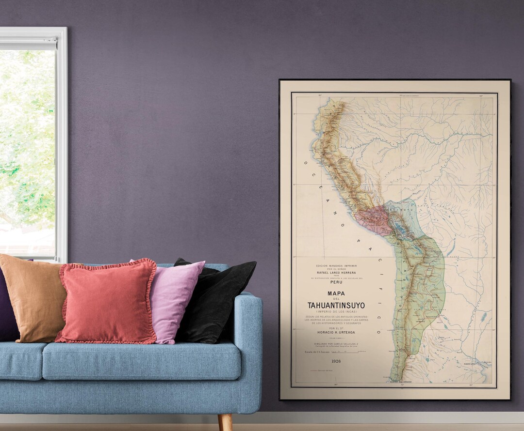 Map of the Inca Empire in Peru Historical South American Geography ...