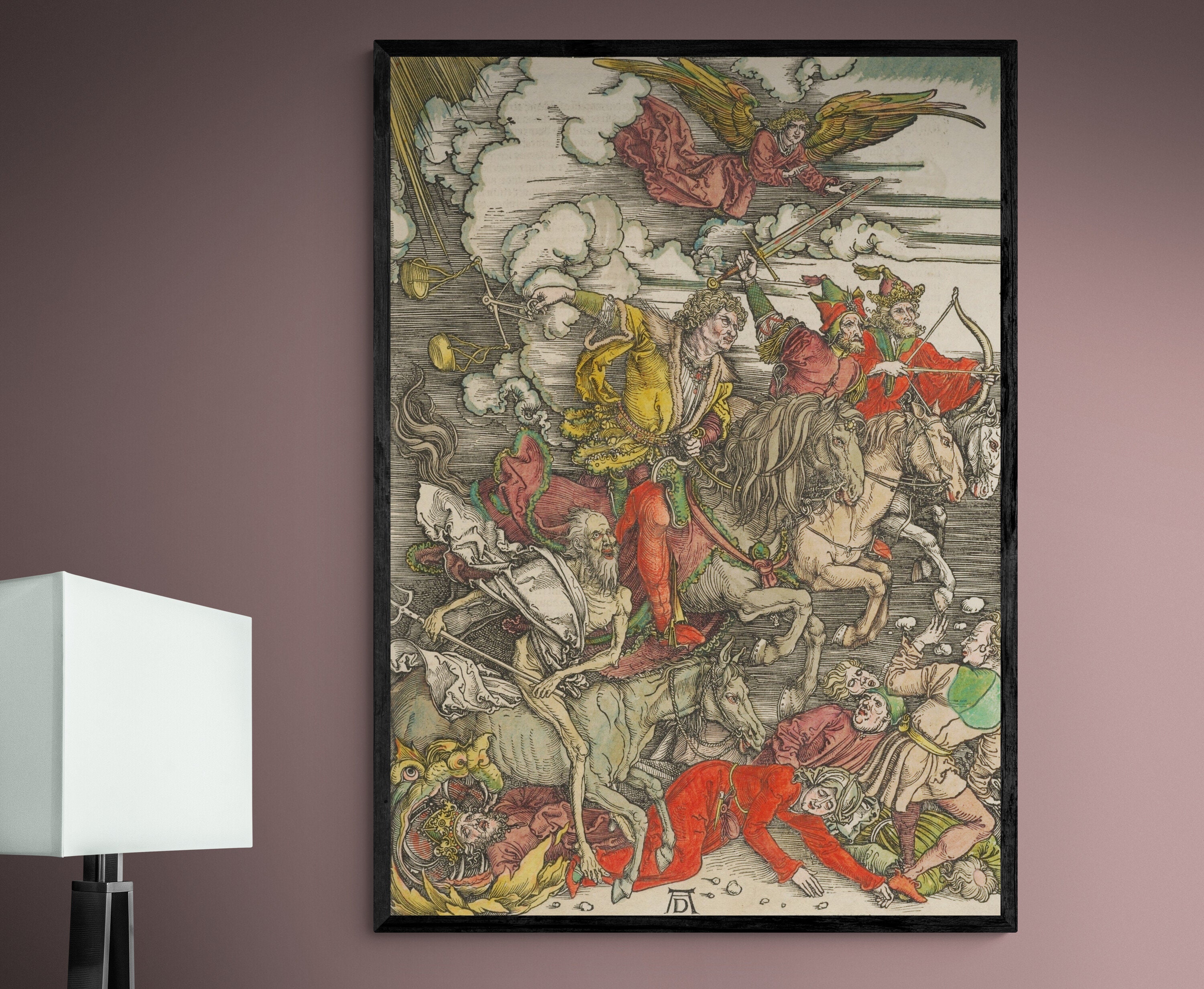 Four Horsemen of the Apocalypse Albrecht Dürer Durer Antique Medieval ...