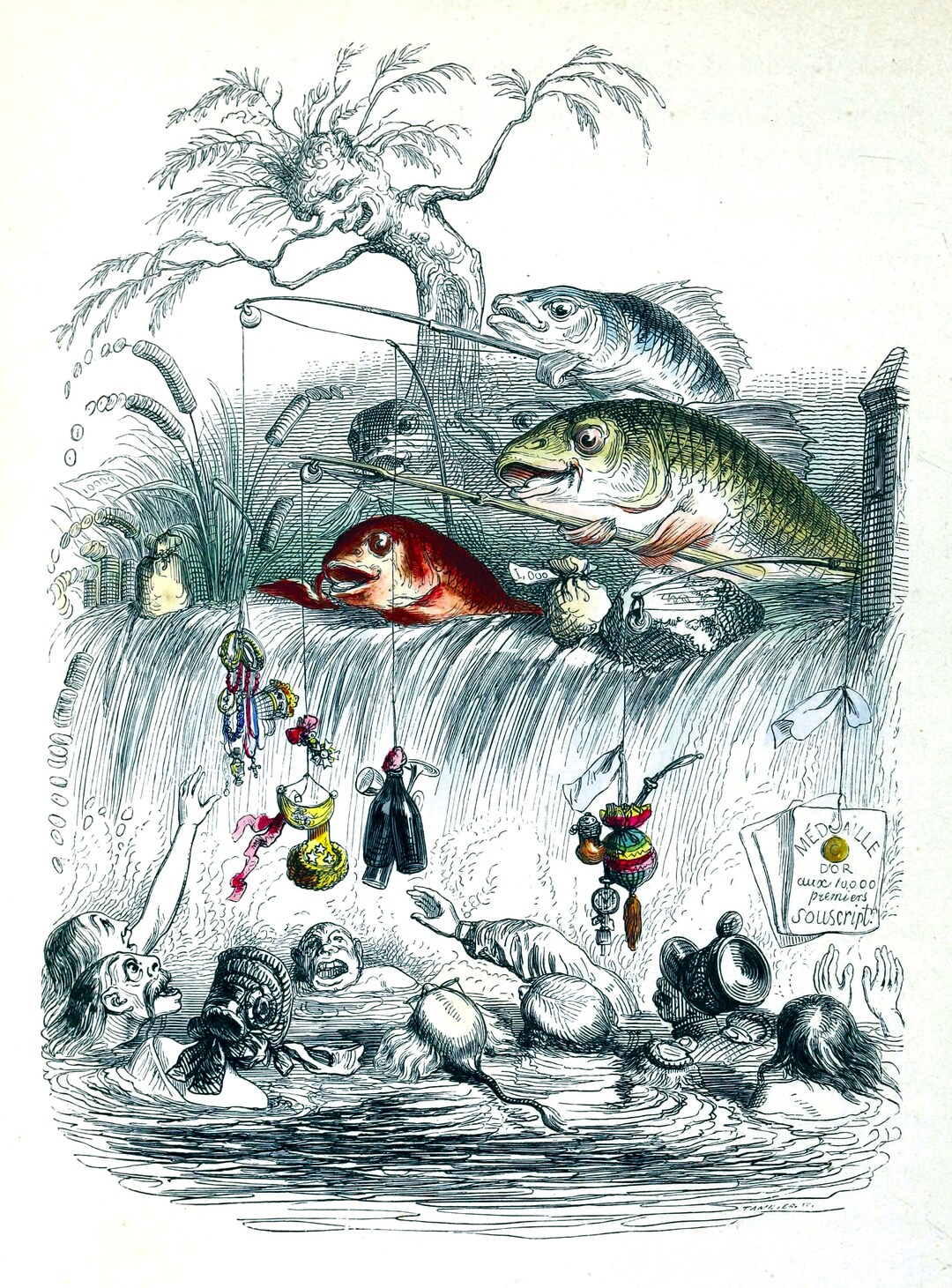 JJ Grandville April Fools Fish of April Fish Fishing for People Weird ...