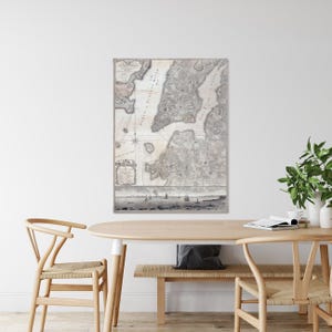 1767 Ratzer City Plan Map of New York City Colonial American Revolution ...