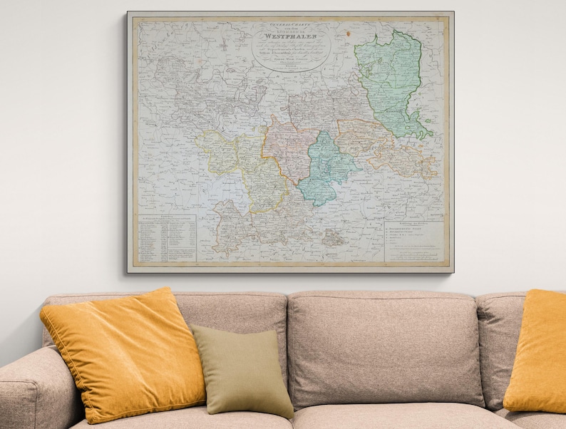 1809 Map of the Kingdom of Westphalia – Napoleonic-era Cartography ...