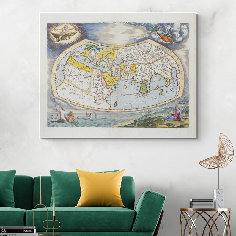 Rumold Mercator Ptolemaic Map of the Ancient World – Classical ...