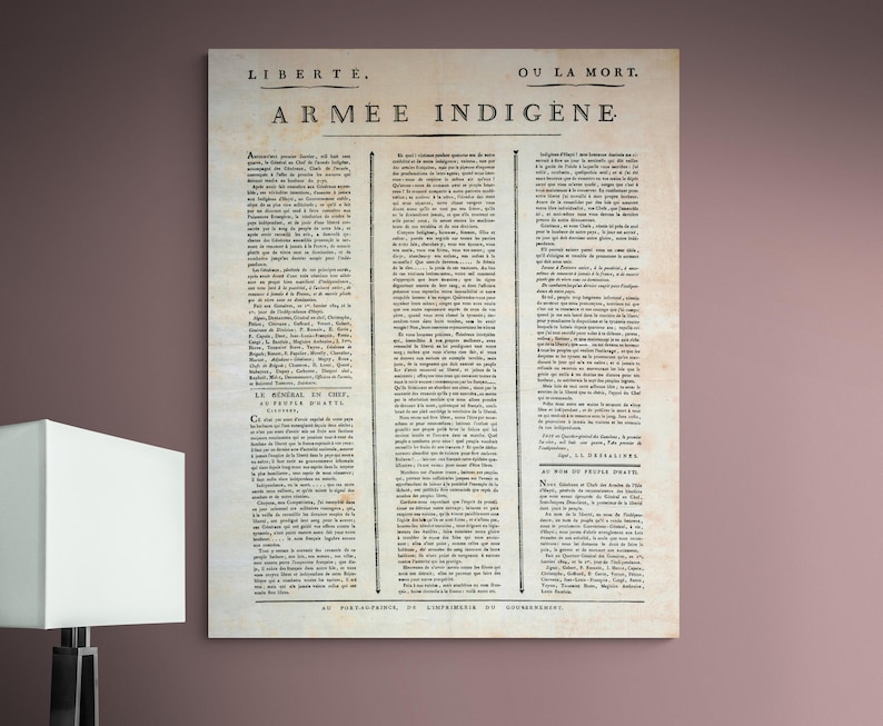 1804 Haitian Declaration of Independence – Founding Document of the ...