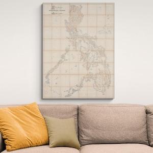 1897 Map of the Philippines – Historic Filipino Cartography Showing ...