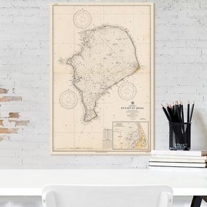 1896 Map of Funafuti Atoll Tuvalu Historical Oceania Geography Tuvaluan ...