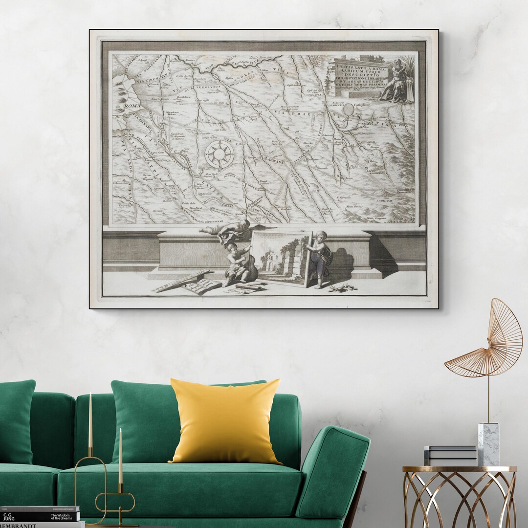 Map of Ancient Roman Aqueducts – Engineering Map of Rome’s Water System ...