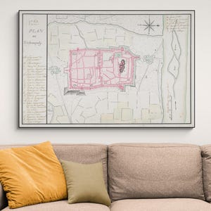 1763 Map of Tiruchirappalli India – Third Carnatic War Era Cartography ...