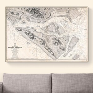 1893 British Admiralty Chart of Keppel Harbor Singapore – Colonial-era ...