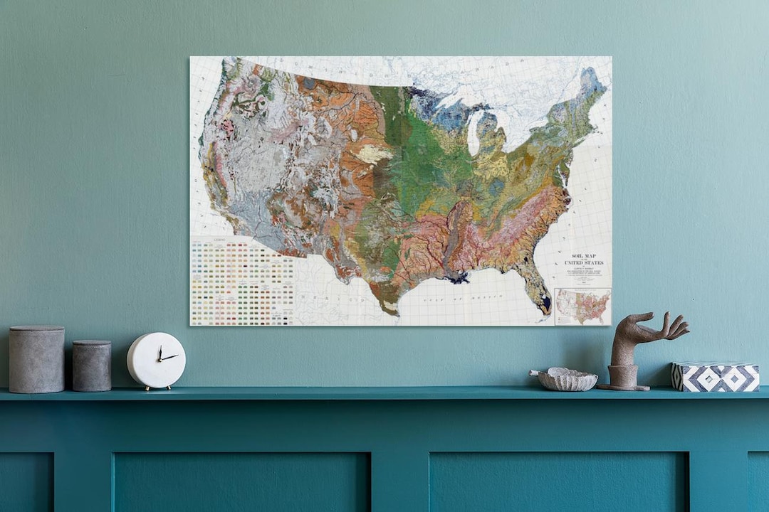 Massive Soil Classification Map of the United States American ...