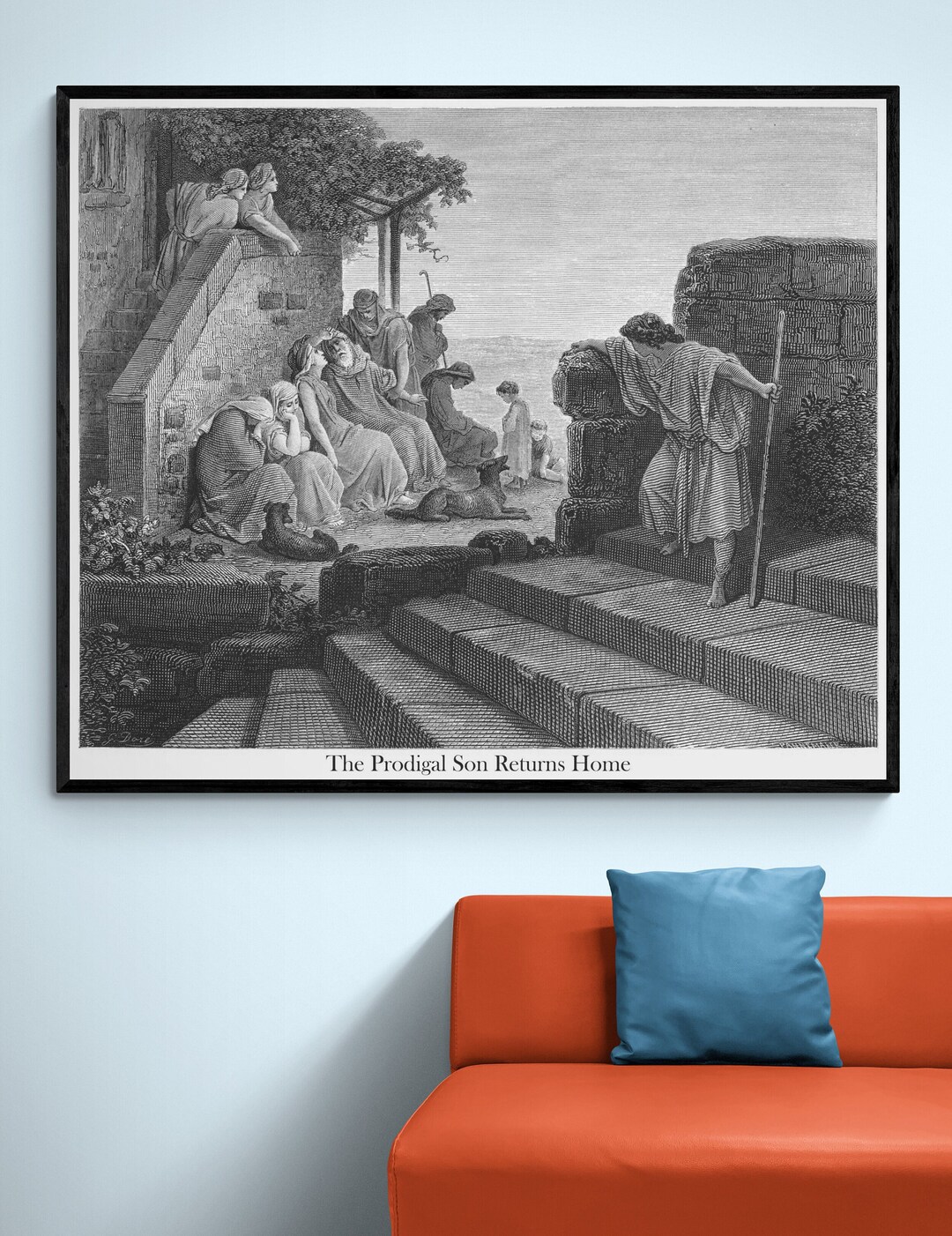 The Prodigal Son Returns Home Gustave Dore Antique Christianity ...
