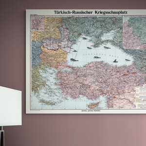 1917 Military Map of WWI Caucasus Campaign – World War I Cartography ...