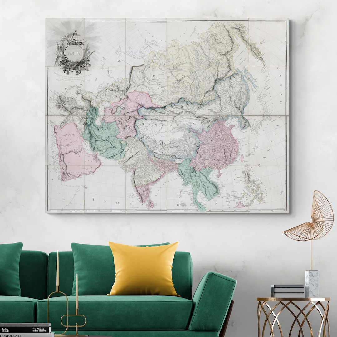 1802 Aaron Arrowsmith Map of Asia – Monumental 19th Century Plan ...