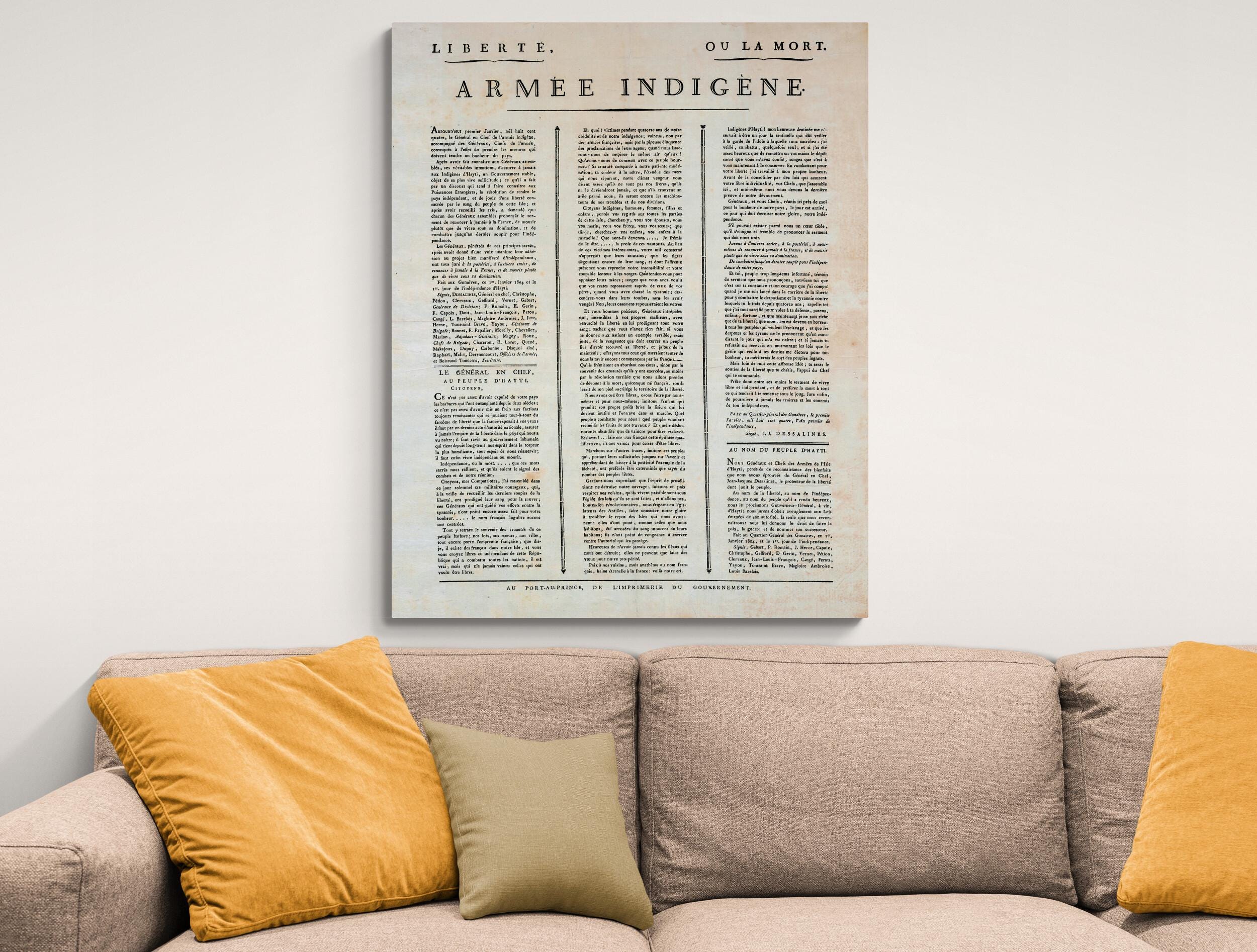 1804 Haitian Declaration of Independence – Founding Document of the ...