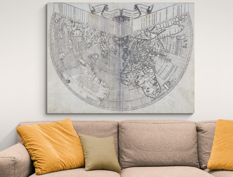 1507 Ruysch Map of the World – Renaissance Cartography Showing Pre ...