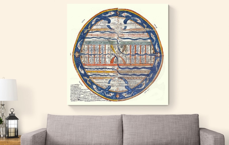 Jain Dharma Map of the Universe – Eastern Cosmology Depicting Spiritual ...