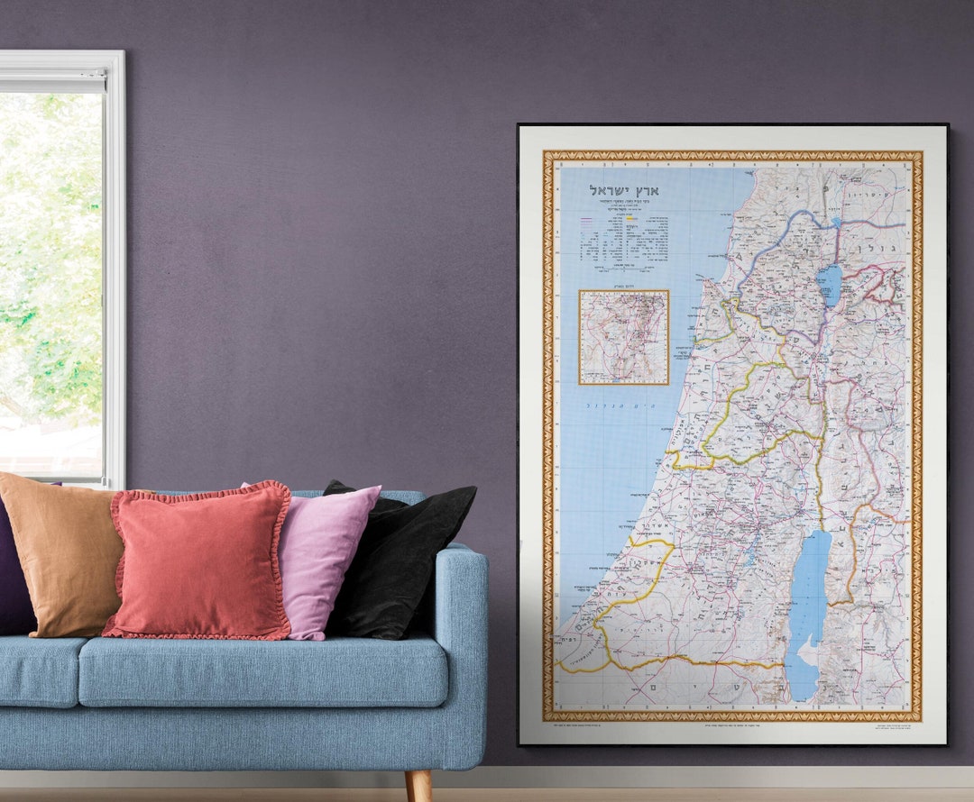 Map of Second Temple, Mishnah and Talmud Era Palestine Religious ...