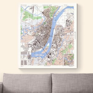 1946 US Military Map of Pyongyang Korea Korean Cartography History Cold ...