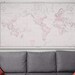 1939 World Air Routes Map – Vintage Global Aviation Map Showing Pre ...
