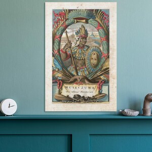 Montezuma Moctezuma II King Emperor of the Aztec Empire Tribe ...