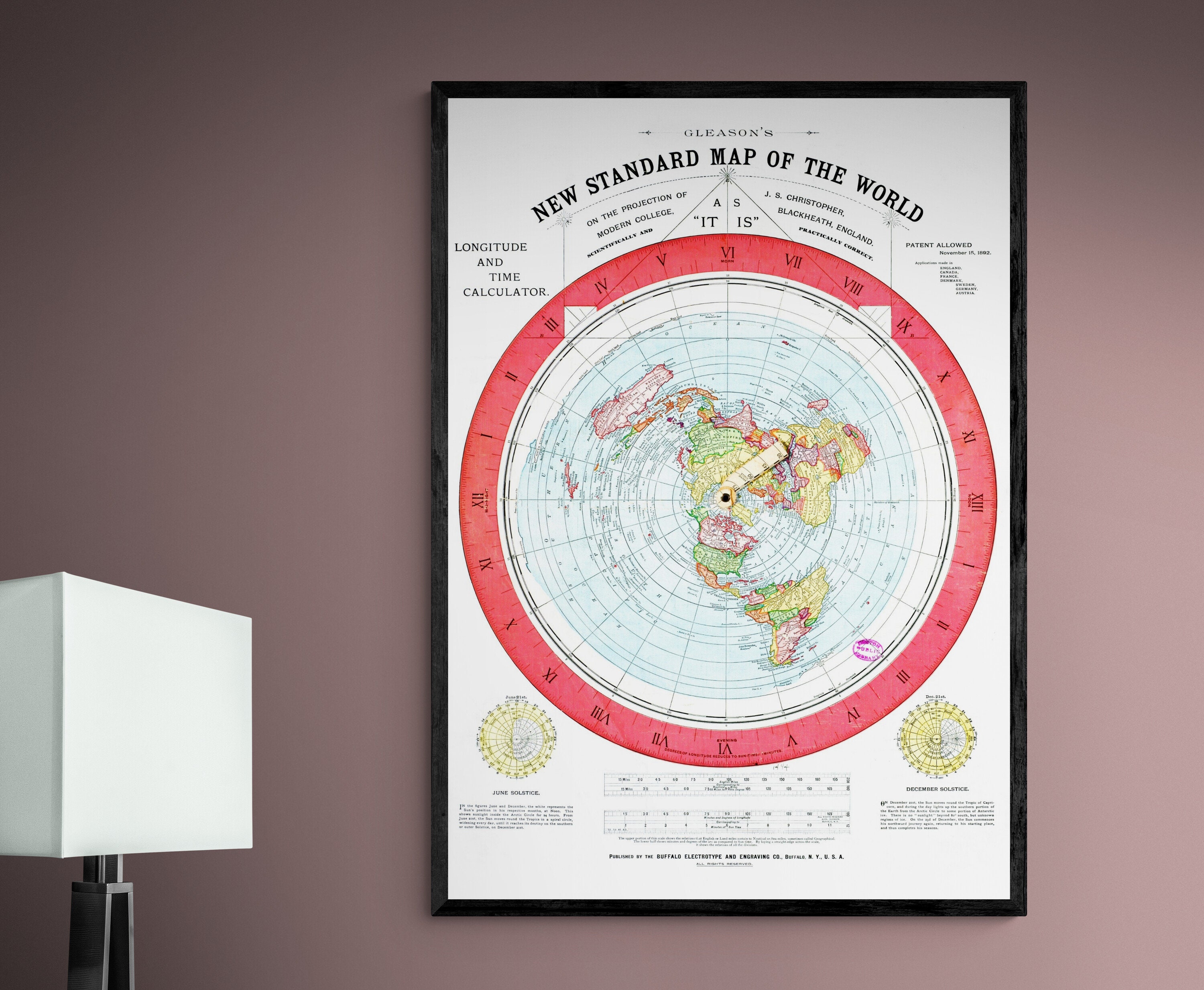 Earth History Map - Etsy