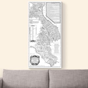 1755 Map of the Papal States of the Catholic Church Ecclesial Geography ...