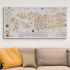 1681 Historical Map of Japan – Edo Period & Daimyo System – Tokugawa ...