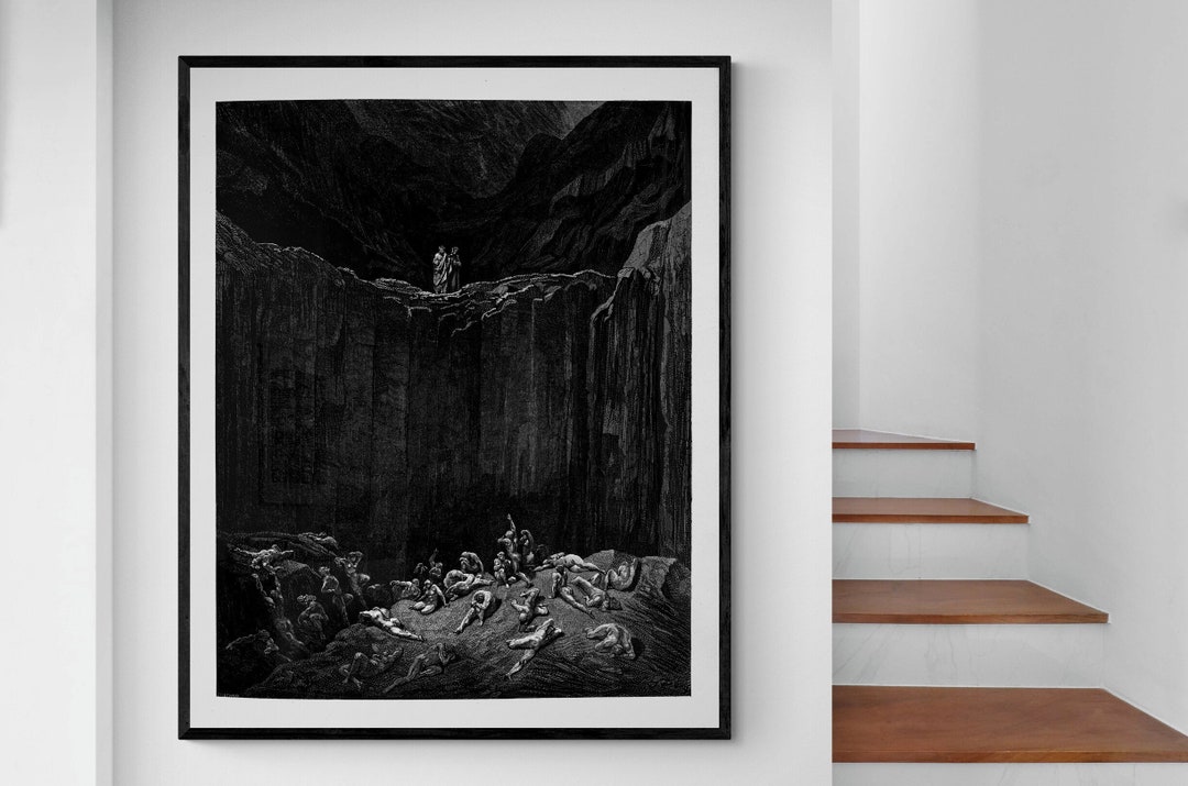 The Forgers Tormented in the Valley Gustave Dore Divine Comedy Dante ...