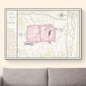 1763 Map of Tiruchirappalli India – Third Carnatic War Era Cartography ...