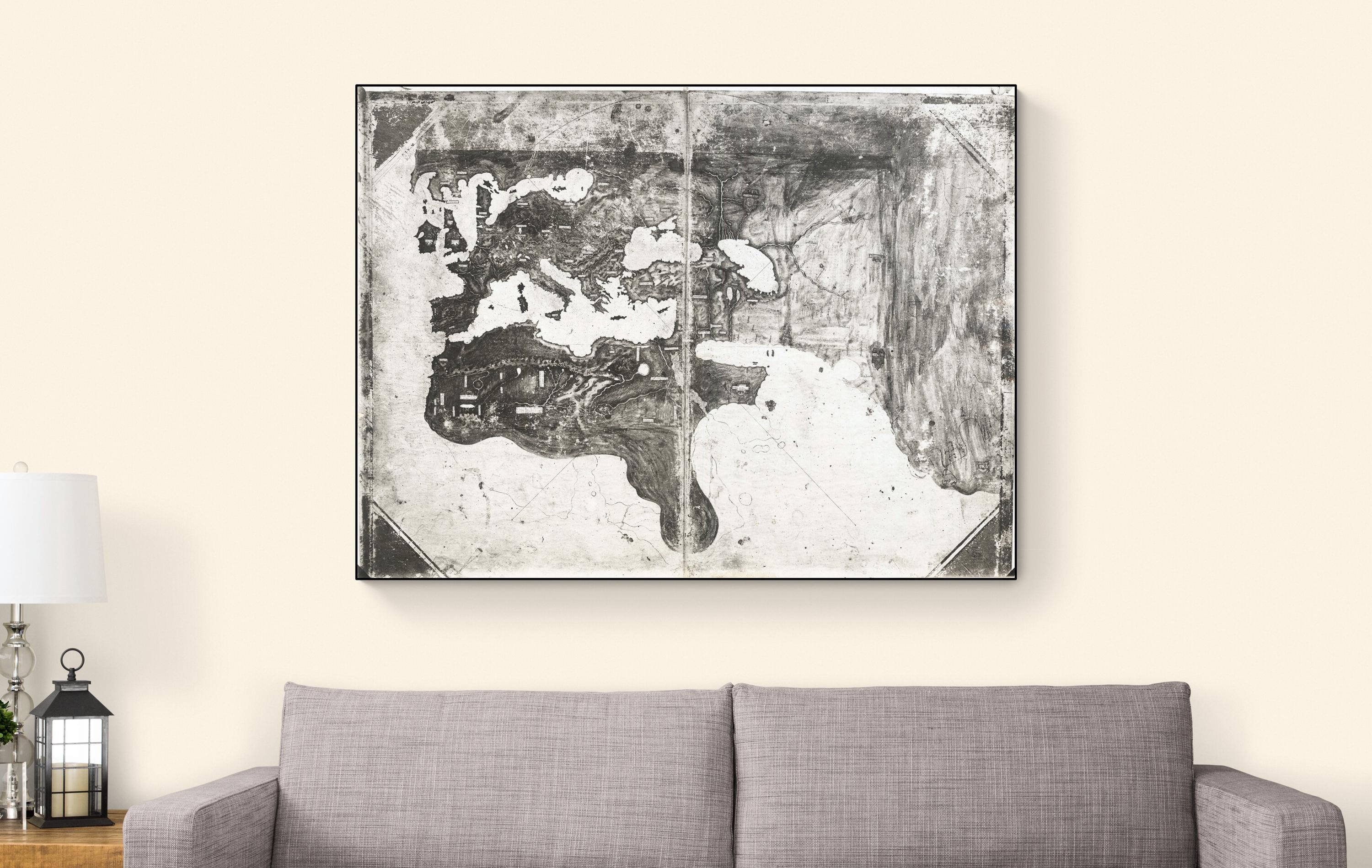 1351 Medici-laurentian World Map – Medieval Mappa Mundi Showcasing 14th ...