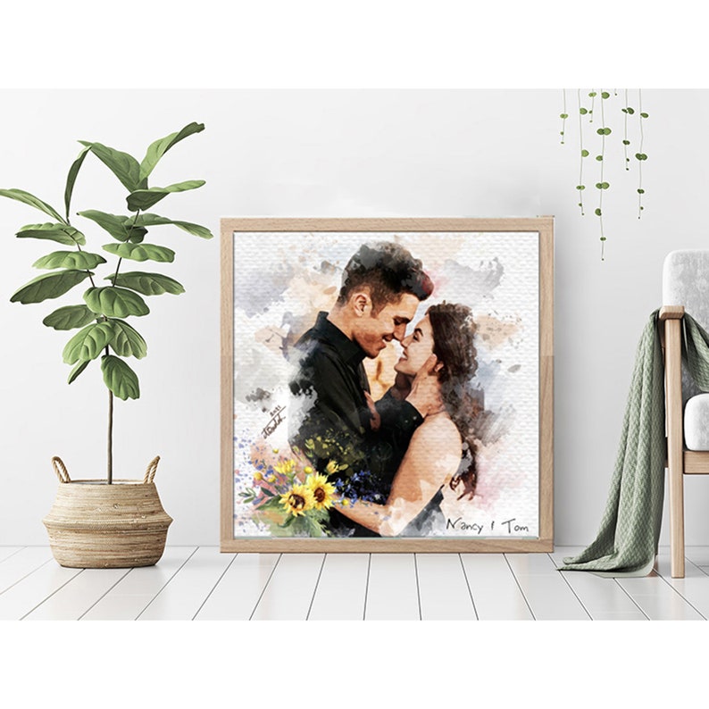 Digital Custom Portrait Painting - Etsy