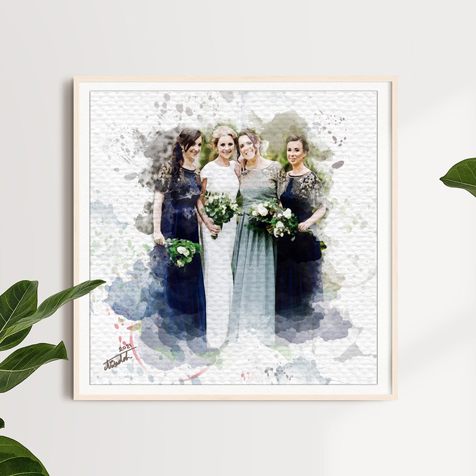 Digital Custom Portrait Painting - Etsy